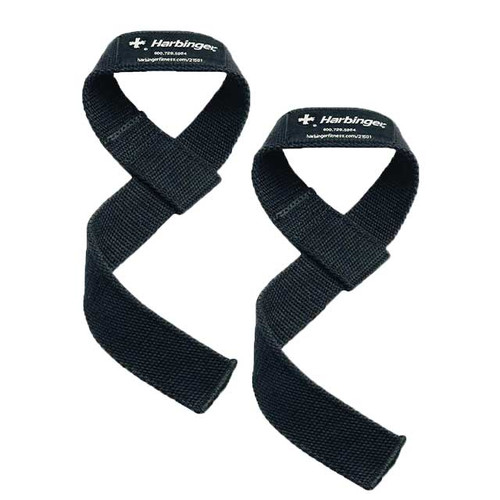 Harbinger | Cotton Lifting Straps - Black | harbingerthailand
