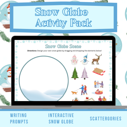 Snow Globe Collection – Holiday Activity Pack | Kiki's Curriculum