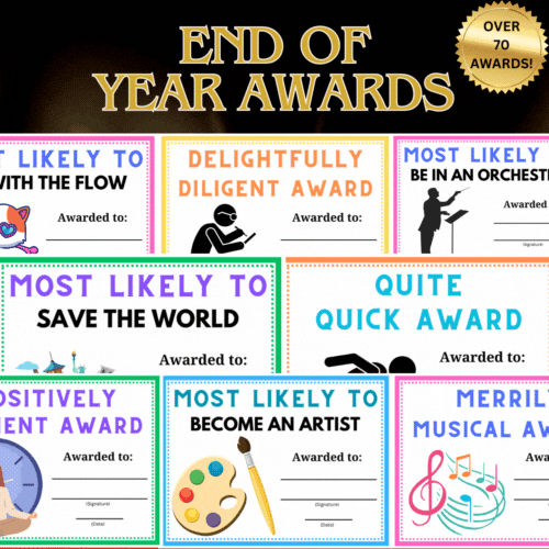 End of Year Awards – Superlative & Alliterative Certificates | Kiki's ...