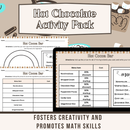 Hot Chocolate Collection – Holiday Activity Pack | Kiki's Curriculum
