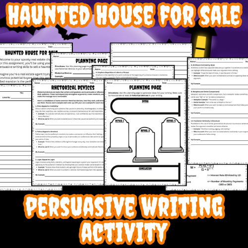 Haunted House for Sale – Persuasive Writing & Rhetorical Devices ...