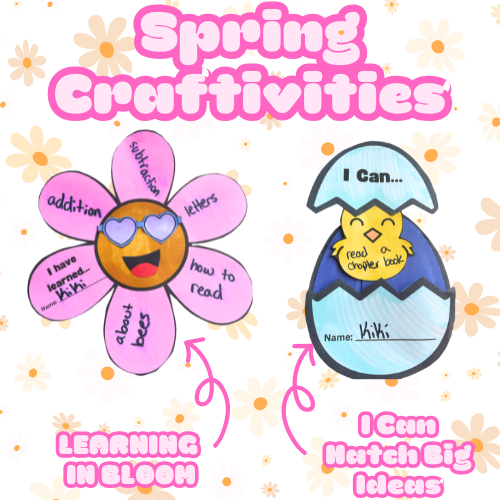 Spring Craftivity Bundle: Learning in Bloom & I Can Hatch Big Ideas ...