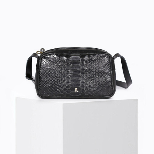sac phoenix python noir CRAIE | feu o lac