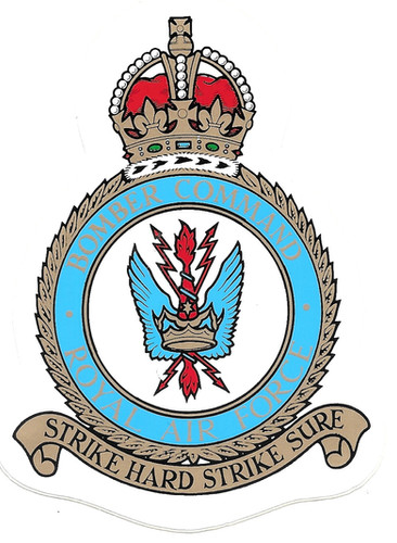 RAF Bomber Command Crest Sticker | LancasterAssociation