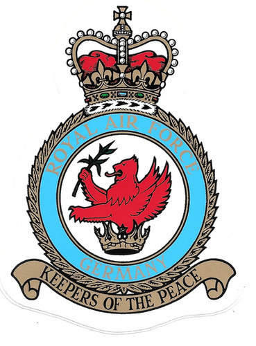 RAF Germany Crest Sticker | LancasterAssociation