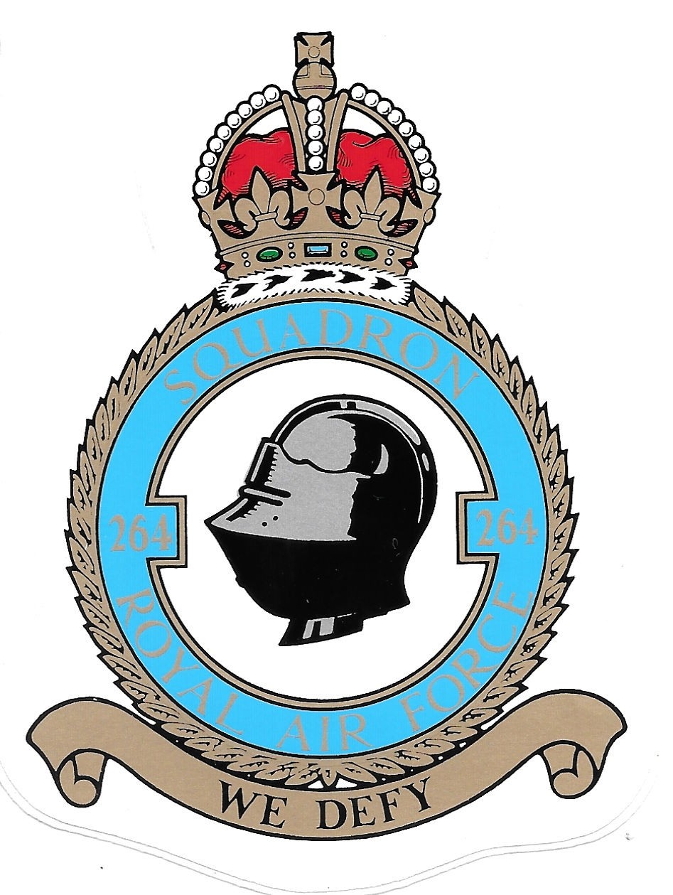 RAF No.264 Squadron Crest Sticker | LancasterAssociation