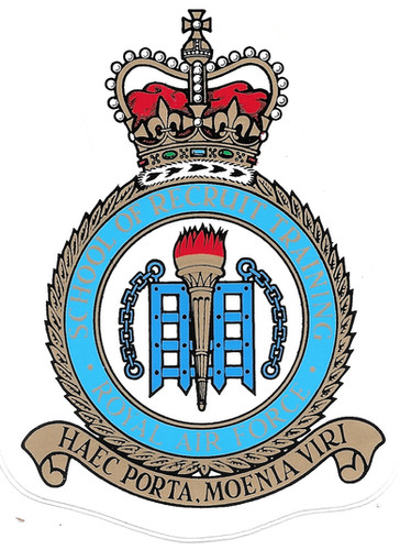 RAF School of Recruit Training Crest Sticker | LancasterAssociation