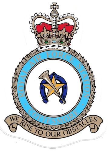RAF Station Cottesmore Crest Sticker | LancasterAssociation