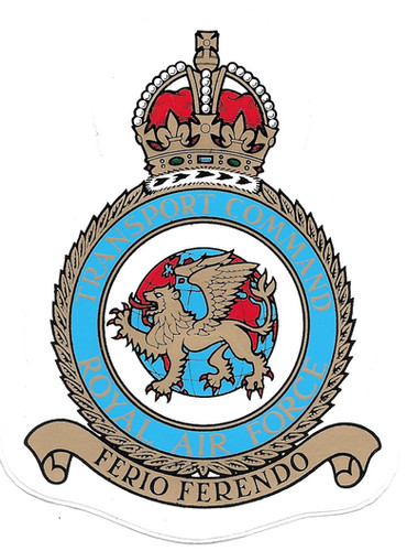 RAF Transport Command Crest Sticker | LancasterAssociation