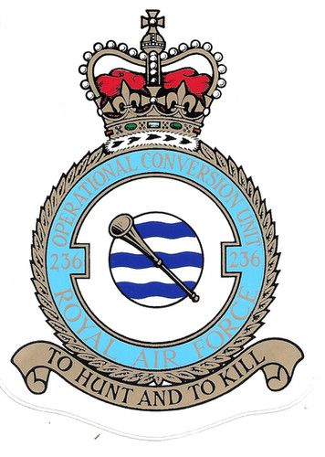 RAF No. 236 Operational Conversion Unit Crest Sticker ...