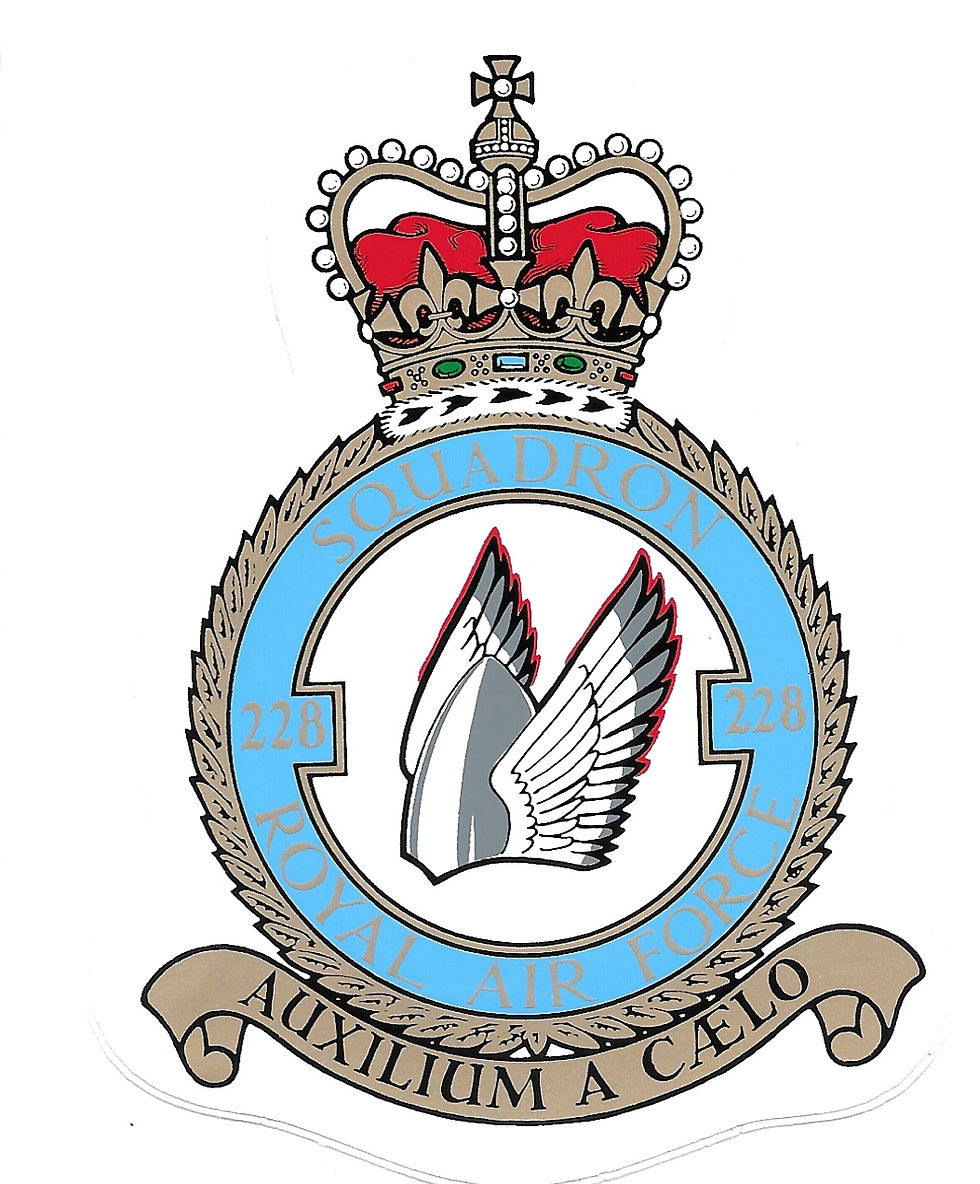 RAF No.228 Squadron Crest Sticker | LancasterAssociation