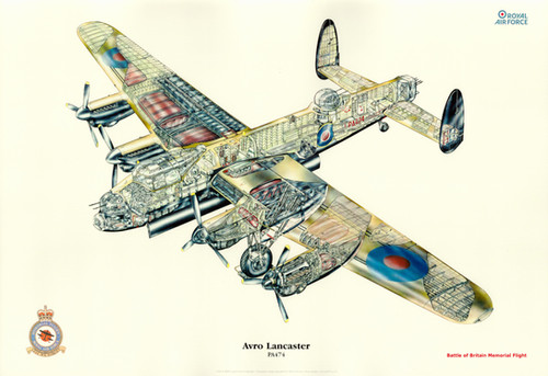 Lancaster Technical Cutaway Print | LancasterAssociation