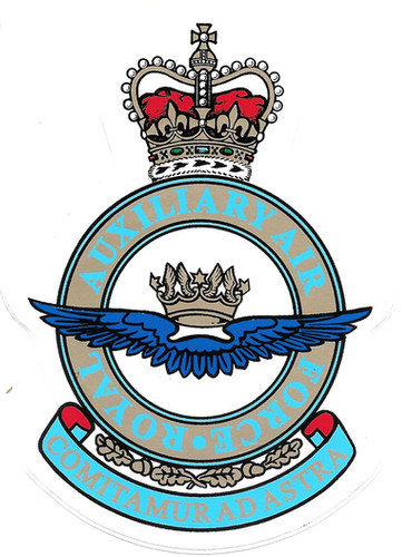 Royal Auxiliary Air Force Crest Sticker | LancasterAssociation