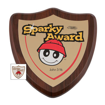 Sparky Award Plaque and Award Pin (3rd Book) | AWANA Home