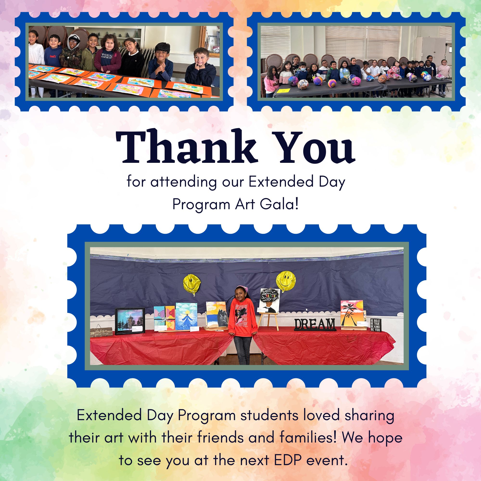 Thank You For Attending the EDP Art Gala