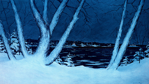 Freighter in the Ice Flows | michaelringercom