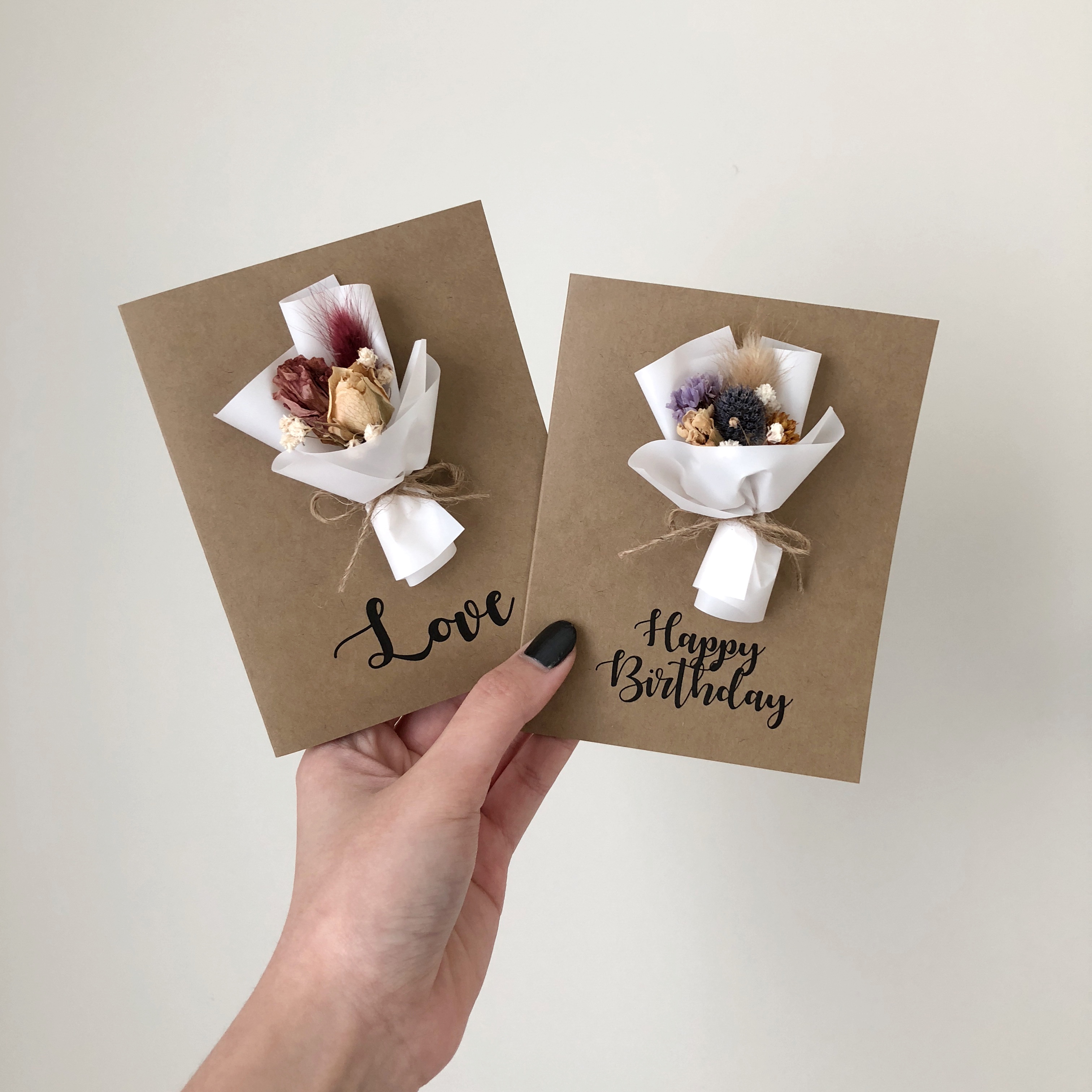 Dried Flower Card Paper & Party Supplies Paper etna.com.pe