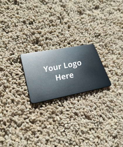 Black Metal NFC Smart Business Cards (Custom Engraved) | Storm media