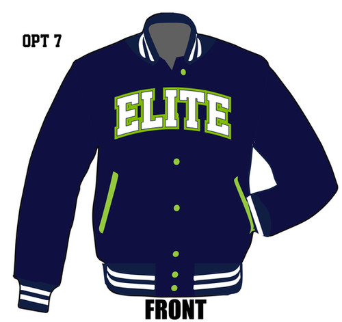 Letterman Jacket (Blue) | Florida Elite