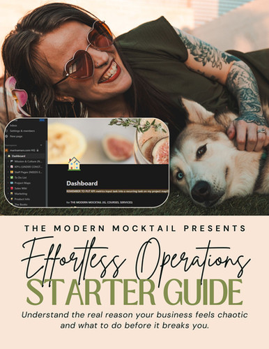 Effortless Operations Starter Guide | Kava & Non-Alc FAQs