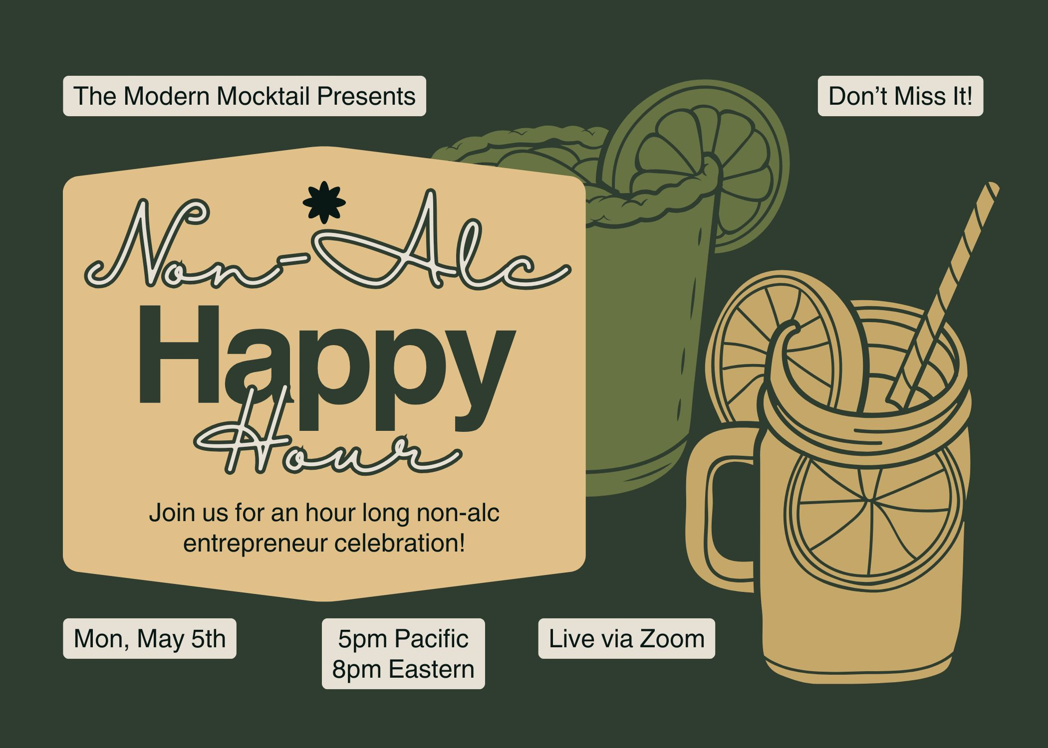 Non-Alc Industry Virtual Happy Hour | Kava & Non-Alc FAQs