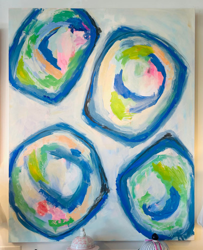 Saltwater Gems 3 48x60 | Majuredecor