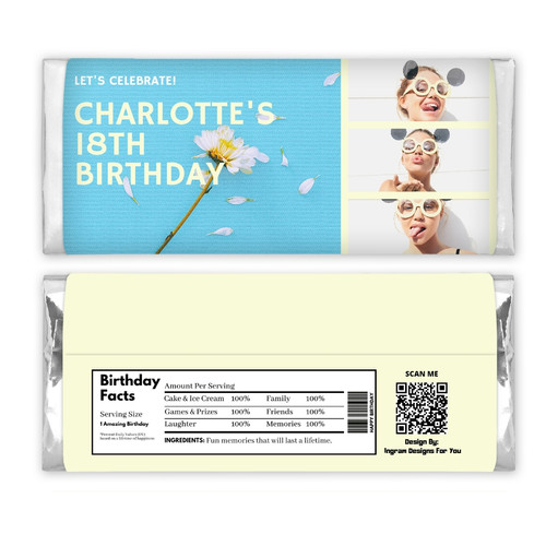 Happy Birthday Chocolate Candy Bar Label | Ingram Designs For Y