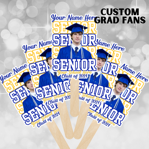 Custom Graduation Celebration Fans | Ingram Designs For Y
