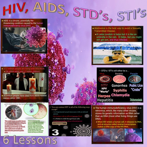 Infectious Diseases Unit Part 3: STD's, STI's, HiV, Lesson Bundle | www ...