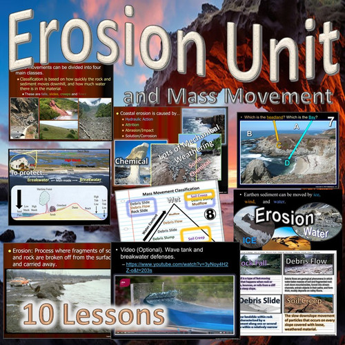 Soil Unit Part 2: Erosion, Coastal Erosion, Mass Movement of Earthen ...