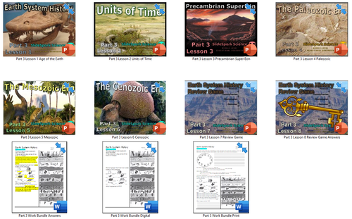 Change Topics Unit Part 3: Earth System History Lesson Bundle | www ...