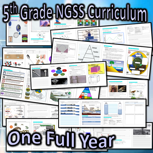 5th Grade NGSS Science One Year Curriculum | www.slidespark.net