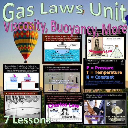 Matter and Energy Unit Part 2: Newtonian Fluids, Viscosity, Archimedes ...