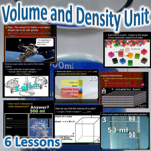 Water Unit Part 2: Volume and Density Unit | www.slidespark.net