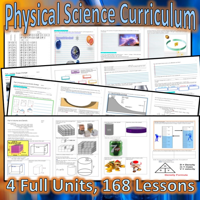 4 Physical Science Units | www.slidespark.net