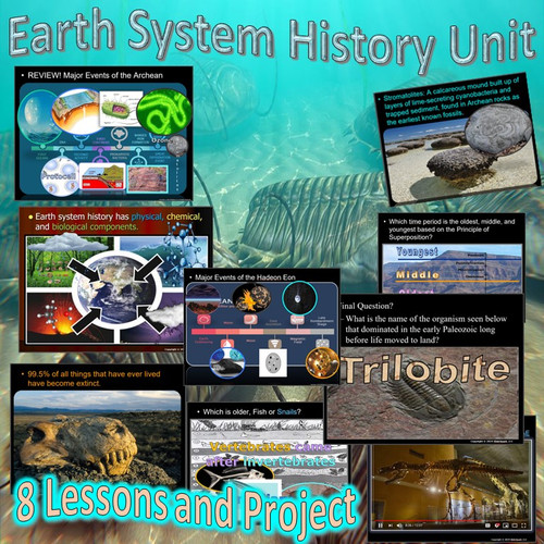 Change Topics Unit Part 3: Earth System History Lesson Bundle | www ...