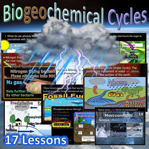 Part 2 Biogeochemical Cycles Lesson Bundle | www.slidespark.net