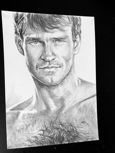 Stephen, A4 Original Signed Drawing 8.27" x 11.69" 200gsm | David Farquhar