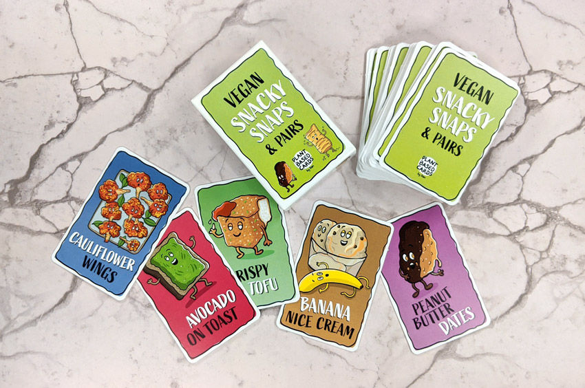 Vegan Snaps Card Game | Vegan Games | Plant Based Cards