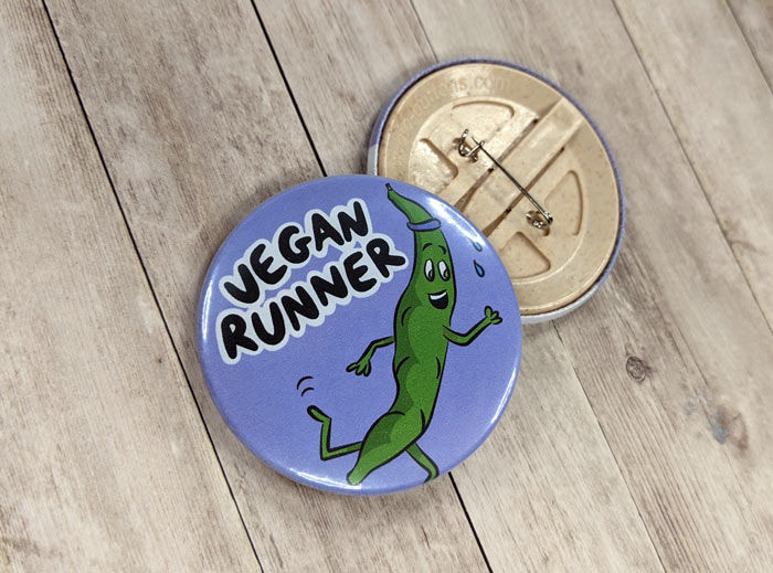 Vegan Badges & Pins | Eco Friendly | Plant based cards