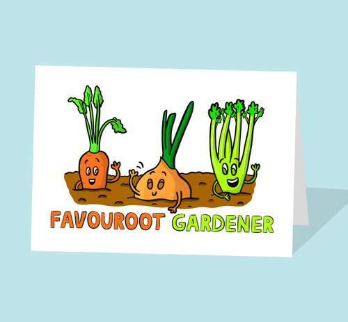 Gardening Card | Vegetable Birthday Card | Plant based cards