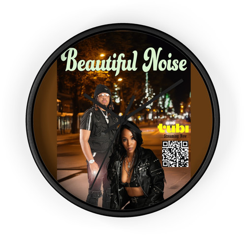 Beautiful Noise Portrait Wall Clock – Rap Artist Photo Clock ...