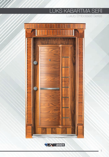 Luxury Embossed Panel M2001 | Real Steel Door