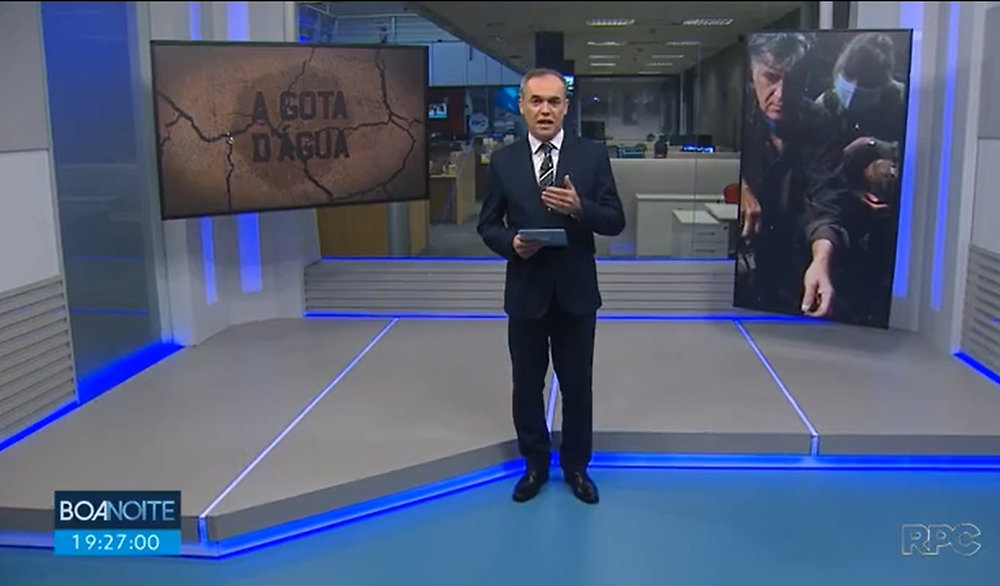 Afiliada da Rede Globo faz reportagem no Observatório
