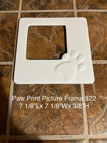 Paw Print Picture Frame | The Art Shack