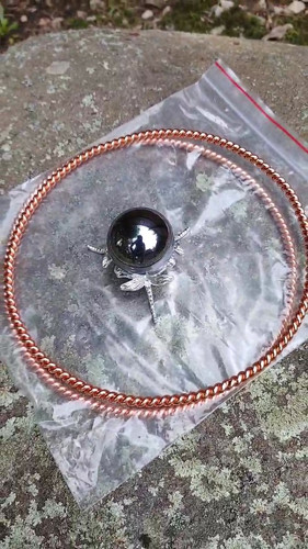 EMF Protection Set: Terahertz LG Sphere/Copper Tensor Royal Cubit XL ...