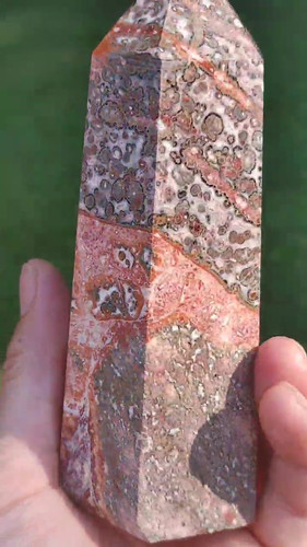 Volcanic Leopard jasper XXL AAA Tower | MysticalSpiralStore