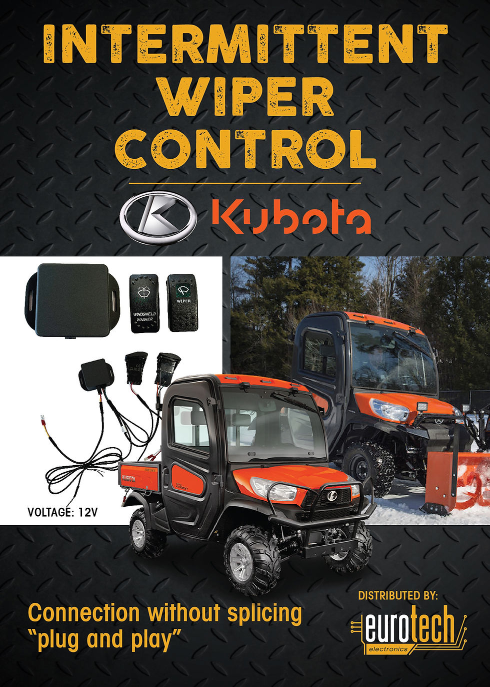 KUBOTA RTV-X1100C FRONT INTERMITTENT WIPER MODULE | Eurotech