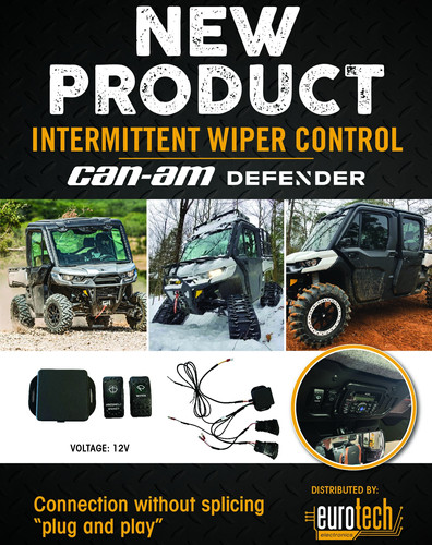 CAN AM DEFENDER/MAVERICK FRONT WINDSHIELD WIPER CONTROL // WITH 3 ...