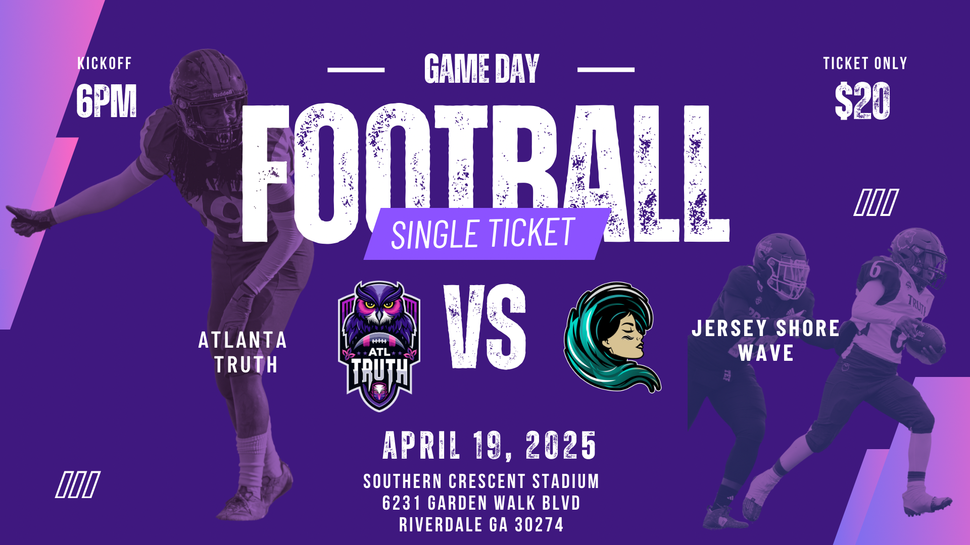 Atlanta Truth vs. Jersey Shore Wave | ATL Truth Football